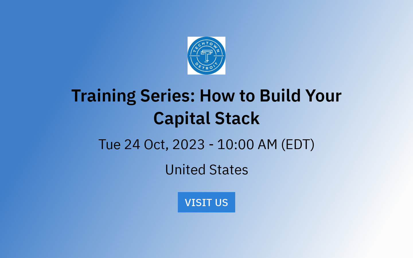 Training Series: How to Build Your Capital Stack Training Series: How to Build Your Capital Stack